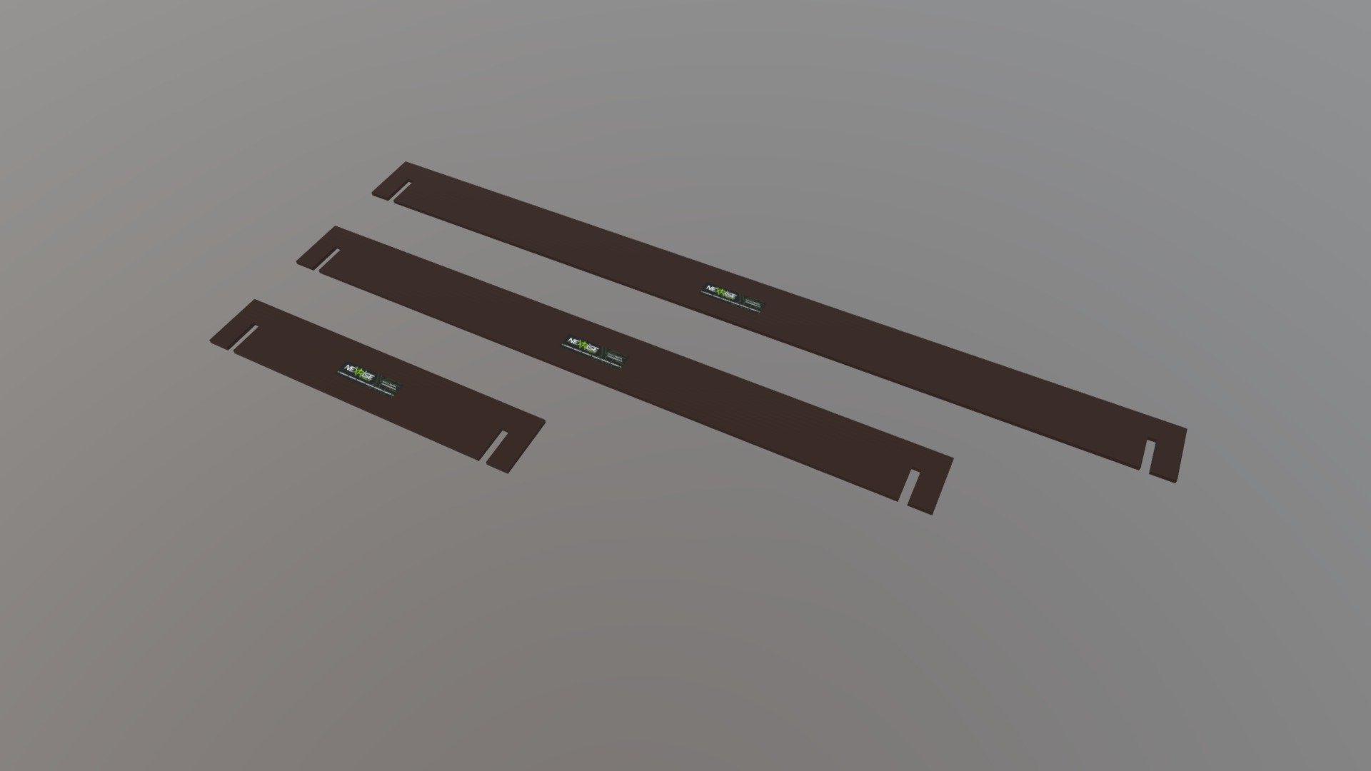 WOODEN SIDE TOE BOARD 75 CM SKU 42943 - Download Free 3D model by ...