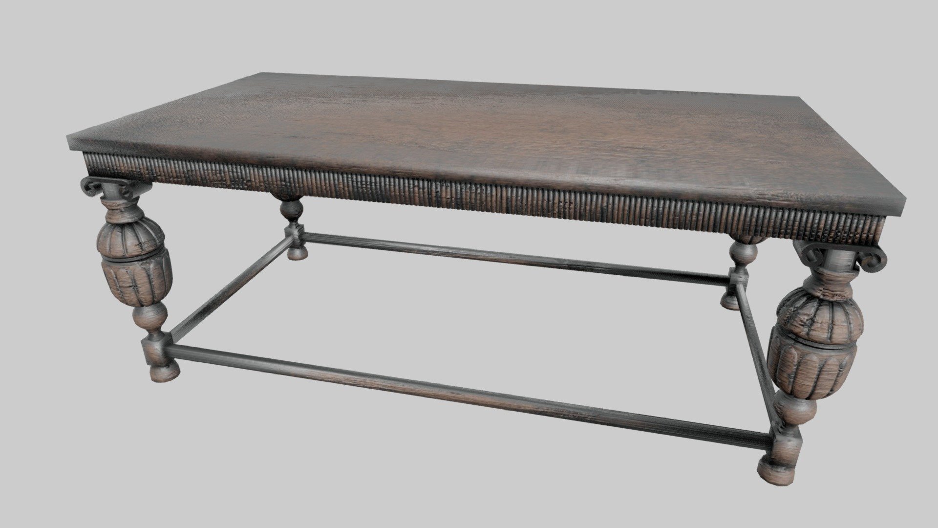 Wooers' Alley Cottage - Dunfermline Palace Table - 3D model by ...