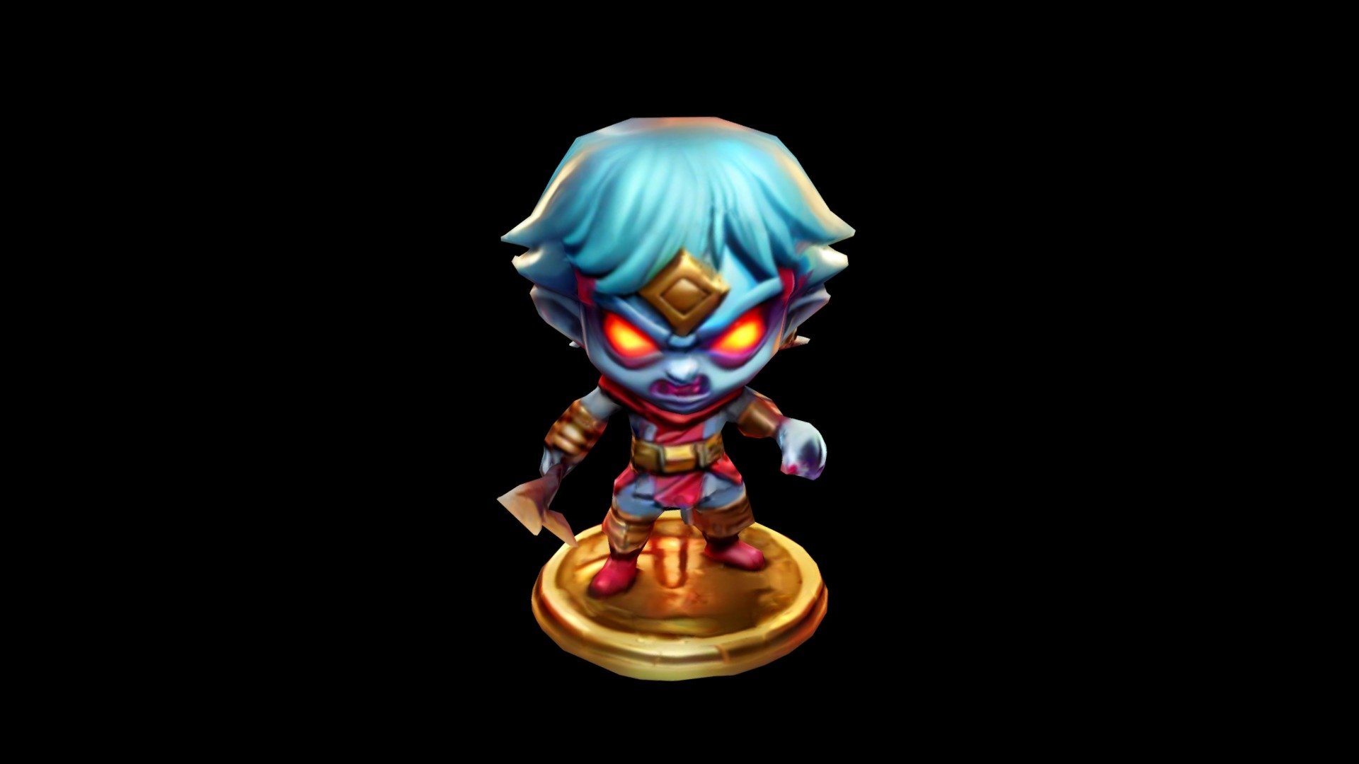 "Carmine Cartoon Action Figure Toy Illustration" - Download Free 3D ...