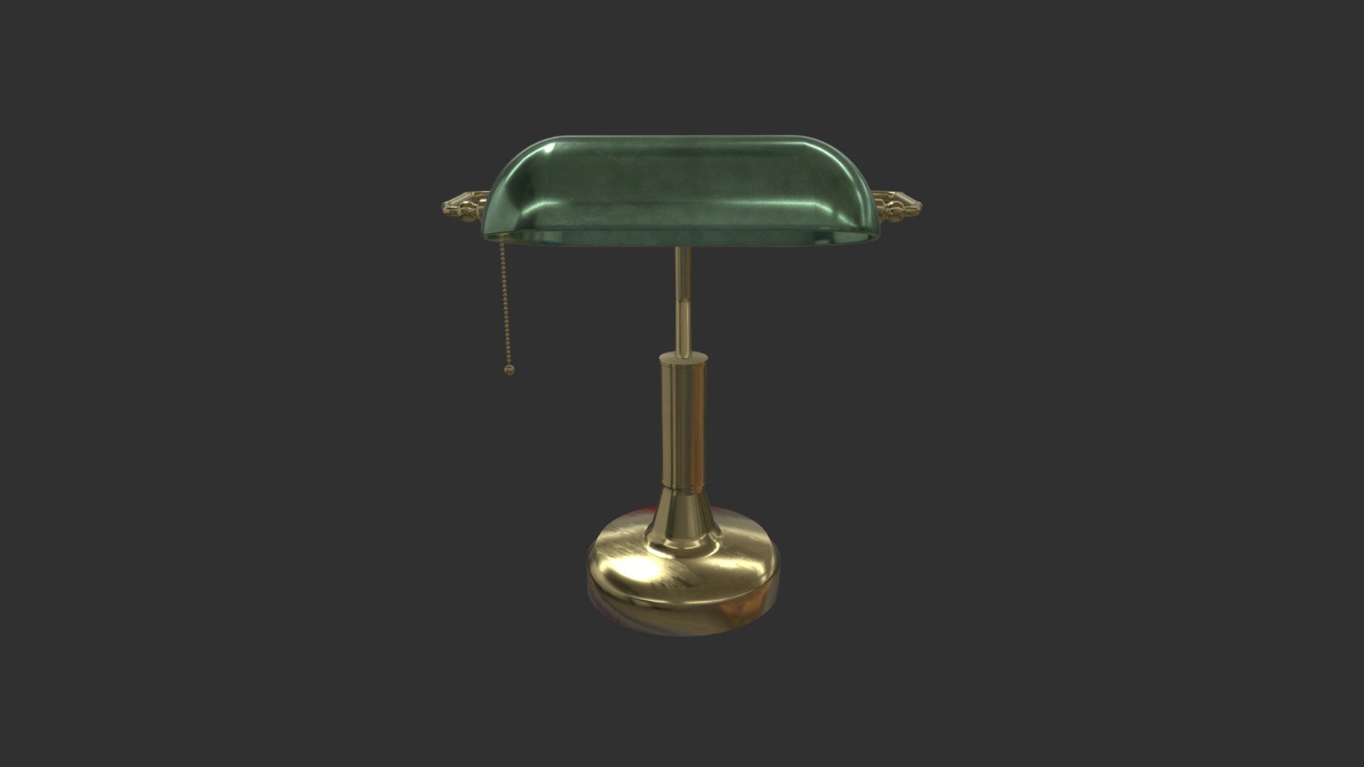 Banker's Lamp - 3D model by cadenclingo [1b7602a] - Sketchfab