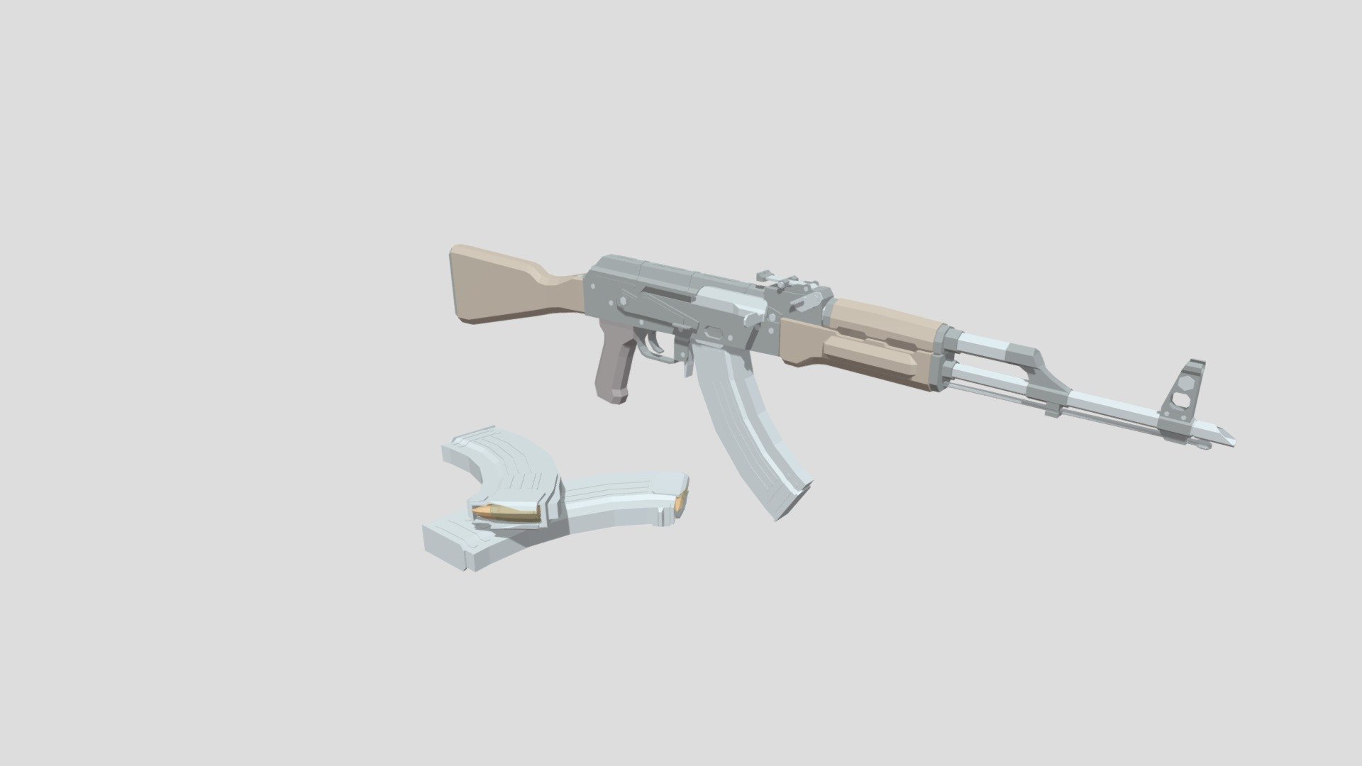 Low-Poly Akm - Download Free 3D model by Konstantinos.Simantiras ...