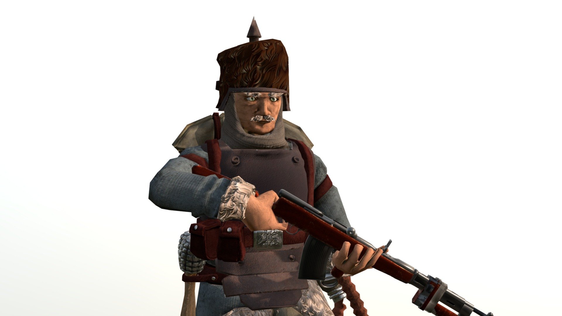 WW1 Fantasy Soldier - 3D model by dimitridaniels [1b77d59] - Sketchfab