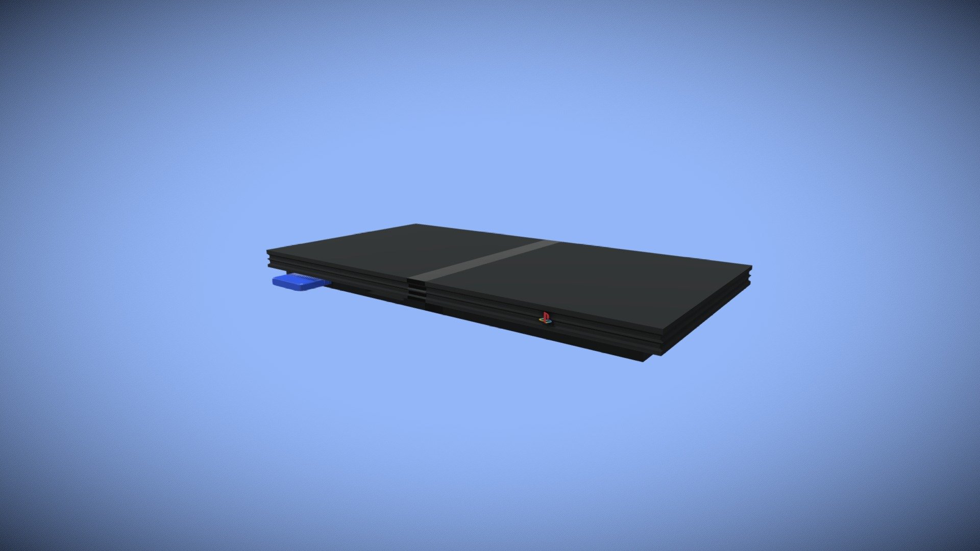 Simple low poly PlayStation 2 - Download Free 3D model by vitor3dx ...