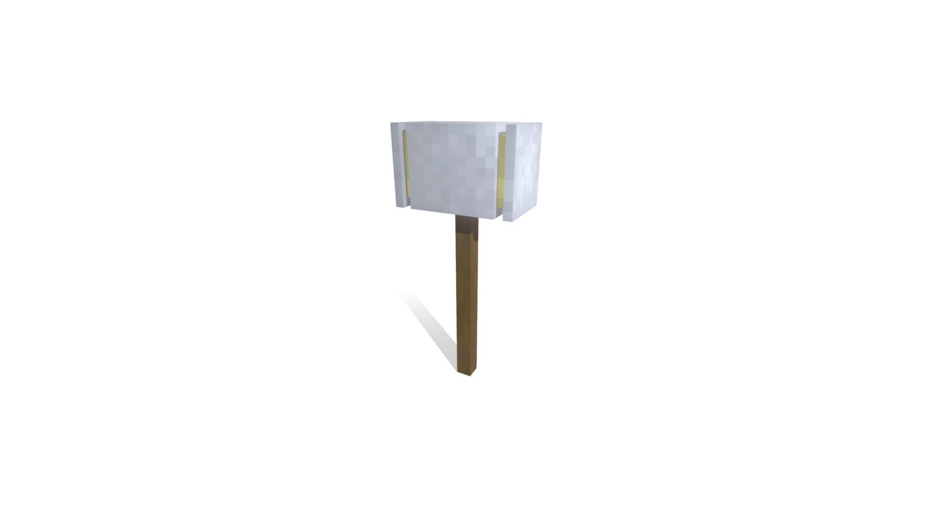 Hammer (Minecraft) - 3D model by Carzy (@jacob.henry.schrader) [1b79823 ...