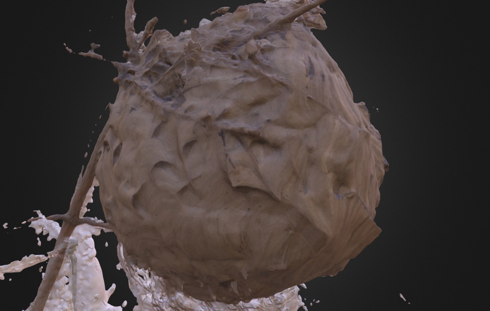 Wasp Nest 1, Elevated 1 - 3D model by ircumbc [1b7a730] - Sketchfab