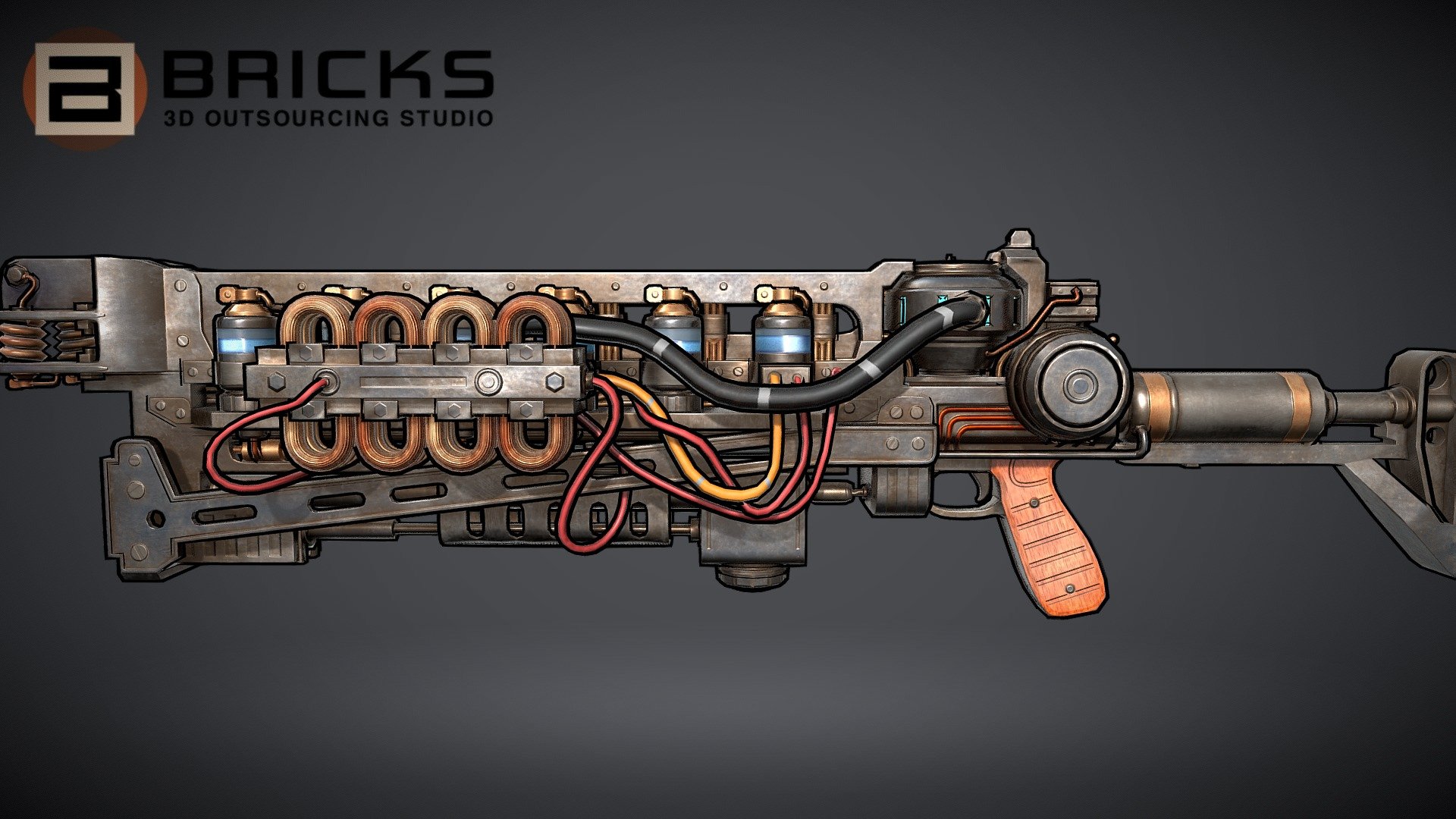 Fall Out Weapon - 3D model by bricks3dstudio [1b7eca1] - Sketchfab