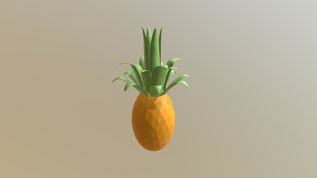 Pineapple - 3D model by Jasonpete [1b7efcc] - Sketchfab