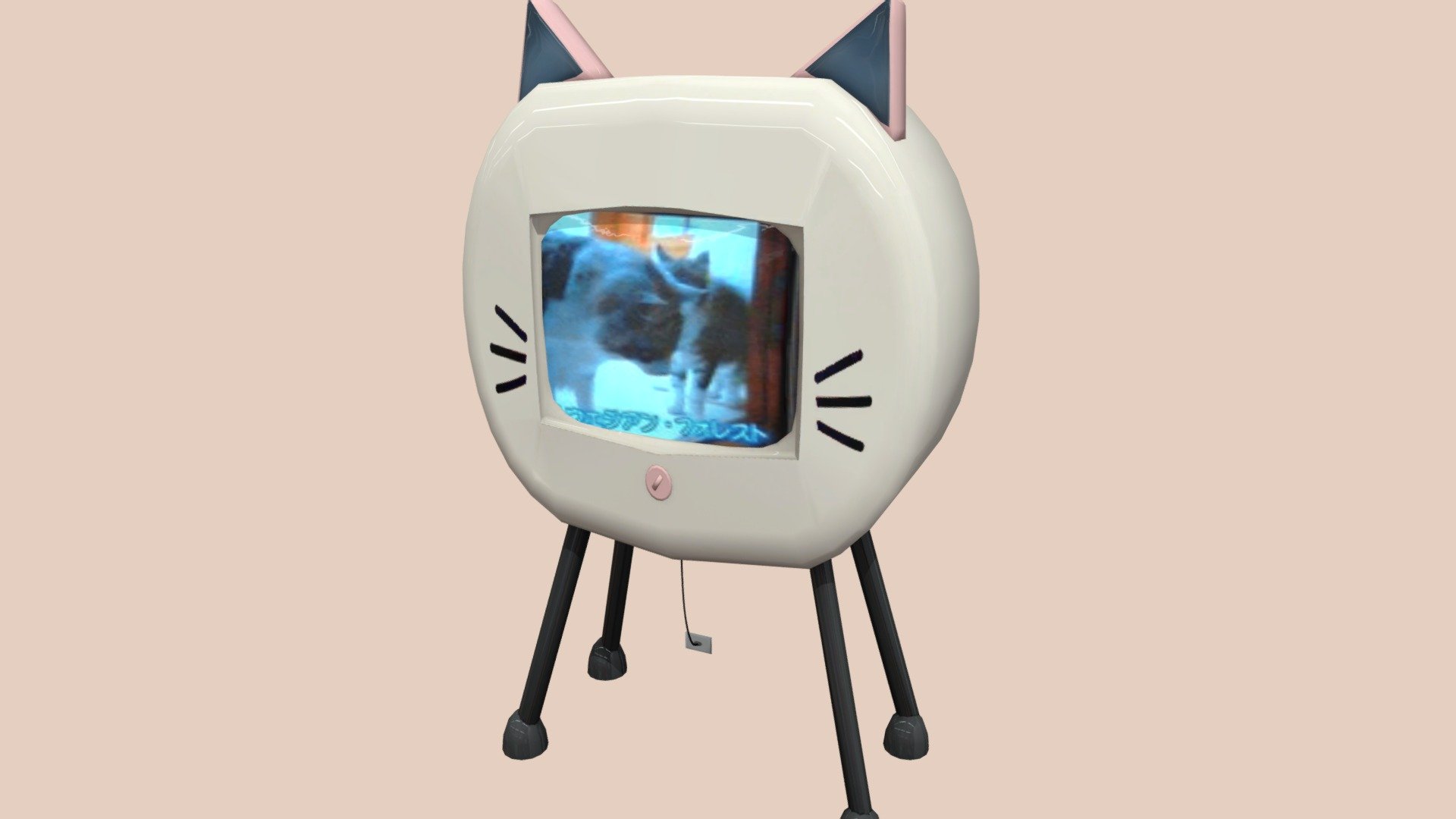 Neko TV - Made For The Sims - Download Free 3D model by Hydrangea ...