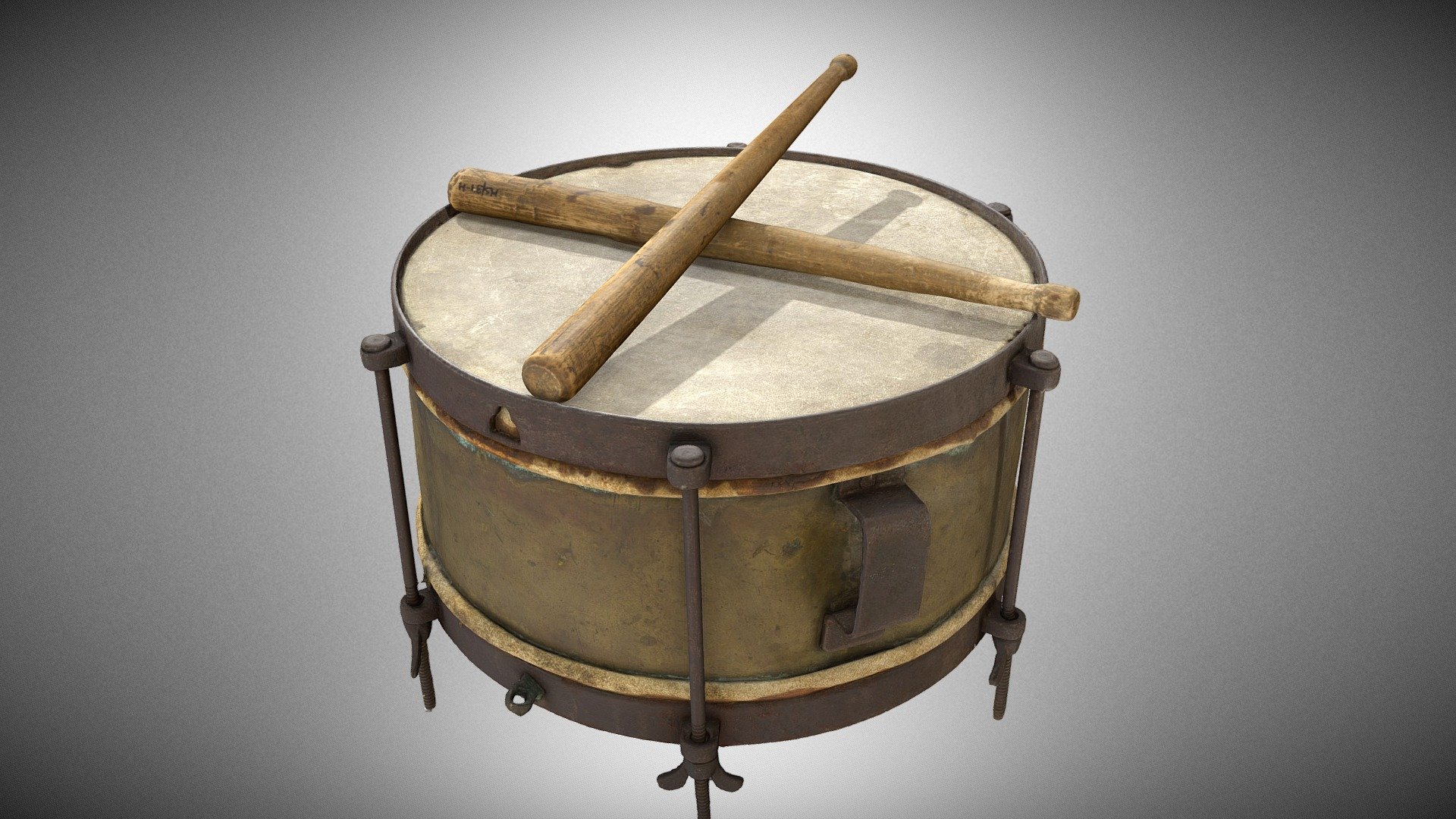 Village drum - Download Free 3D model by Virtual Museums of Małopolska ...