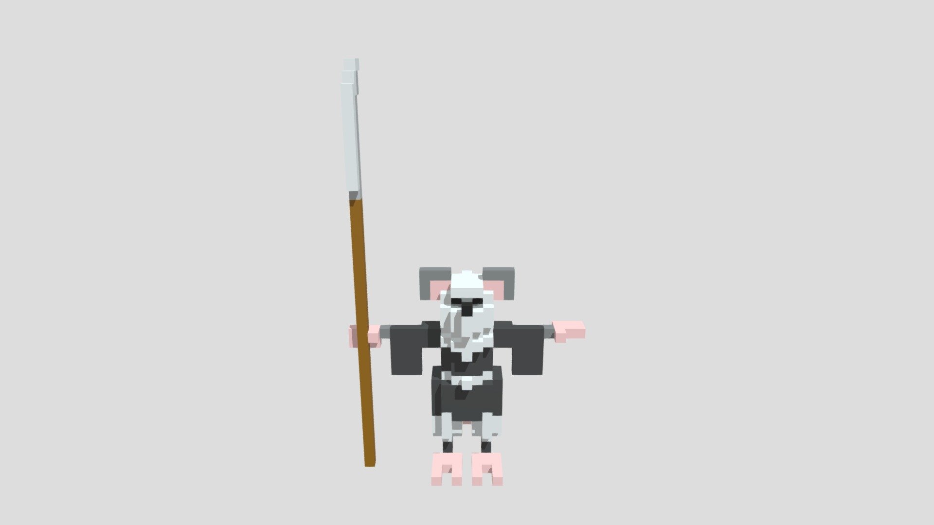 mouseMonk - 3D model by colombo0718 [1b833b4] - Sketchfab