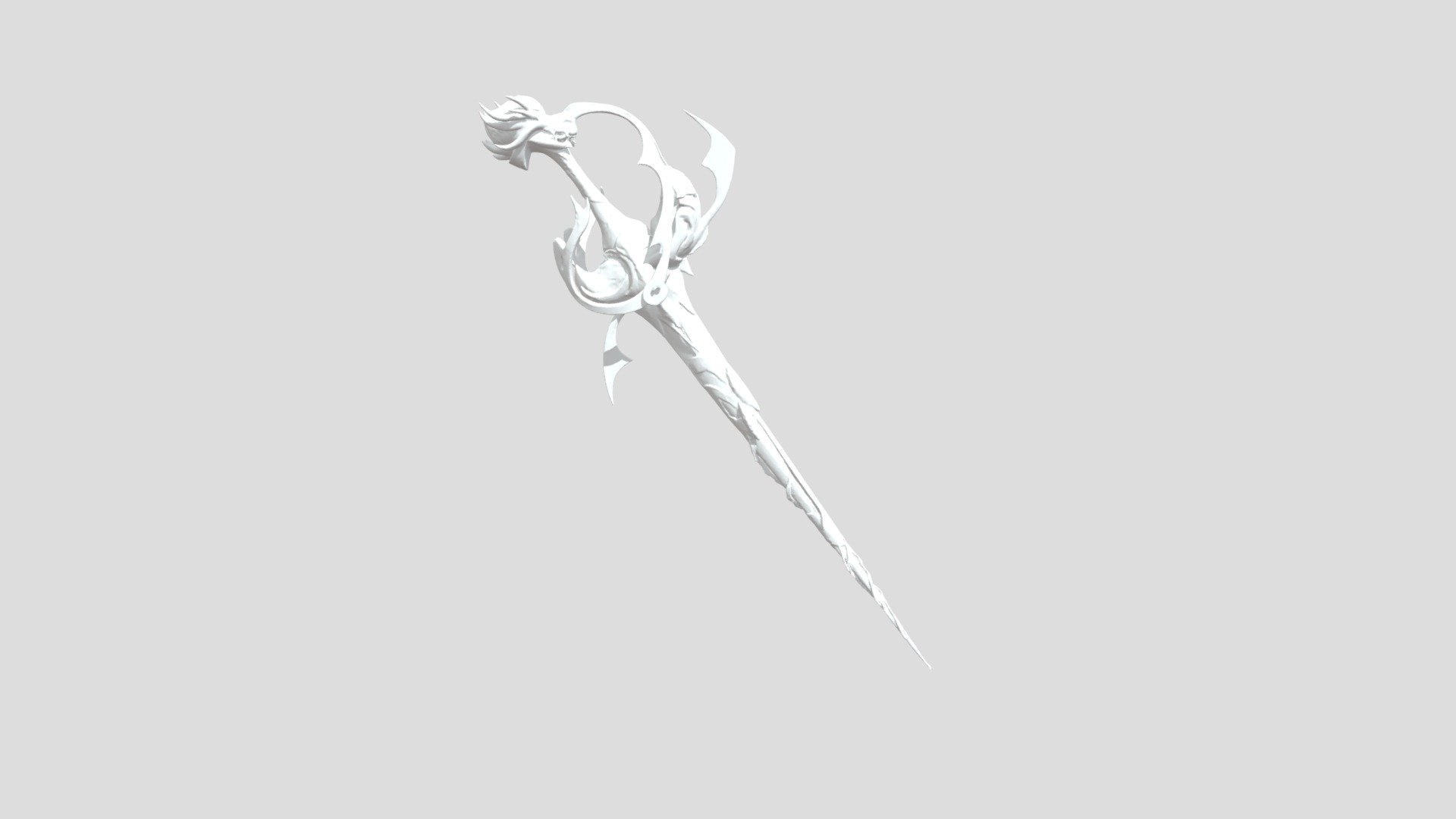 Shadowblade Rapier - 3D model by yggdrasilx77 [1b84199] - Sketchfab