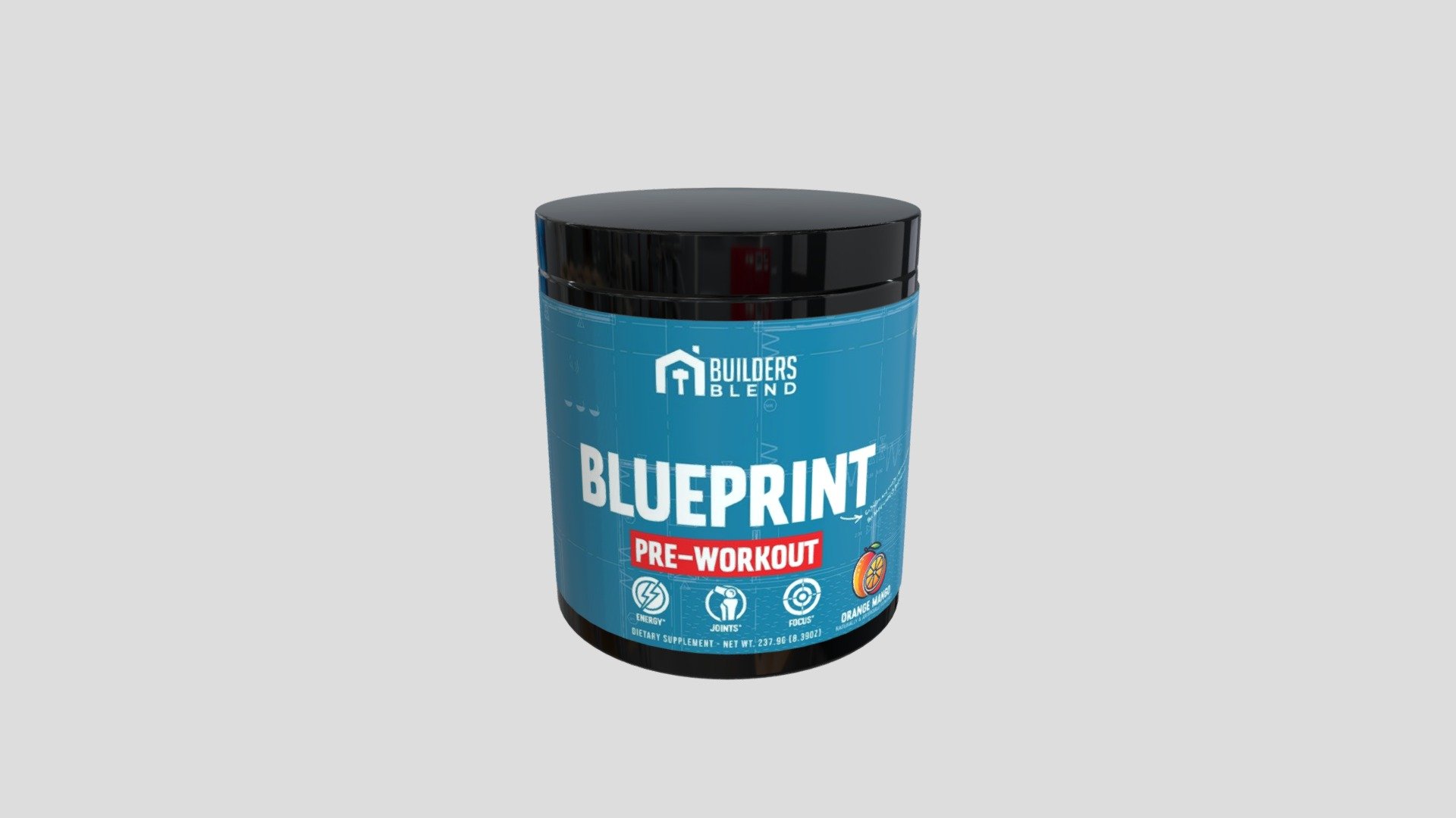 Builders Blend Blueprint 3D - 3D model by graphiklabz [1b87a23] - Sketchfab