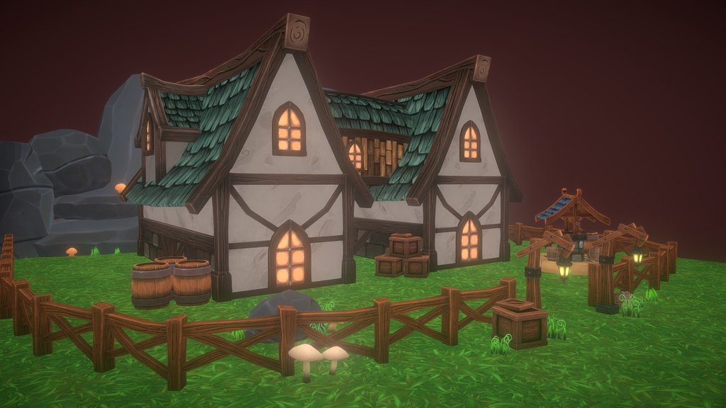 Stylized Environment - 3D model by BazLiter2016 [1b88dd3] - Sketchfab