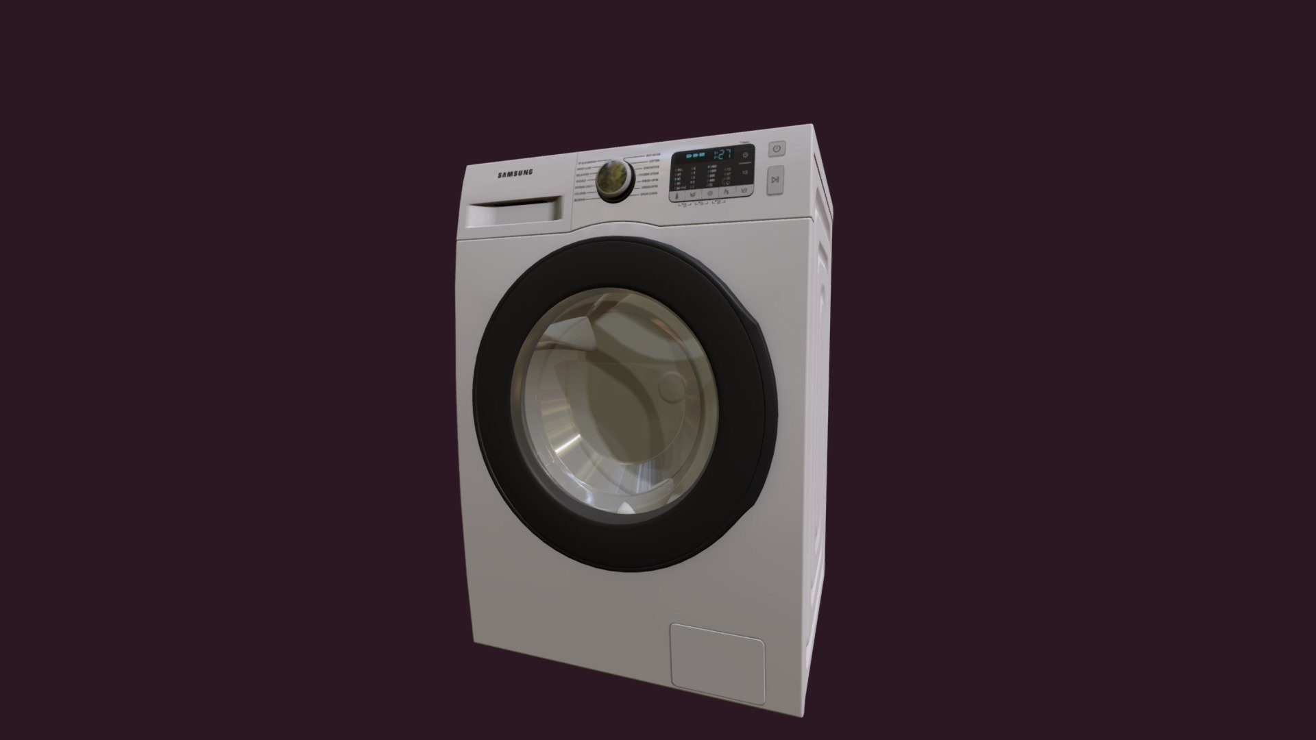 Washing machine. Clothes washing - 3D model by bakhaCG [1b89e08 ...