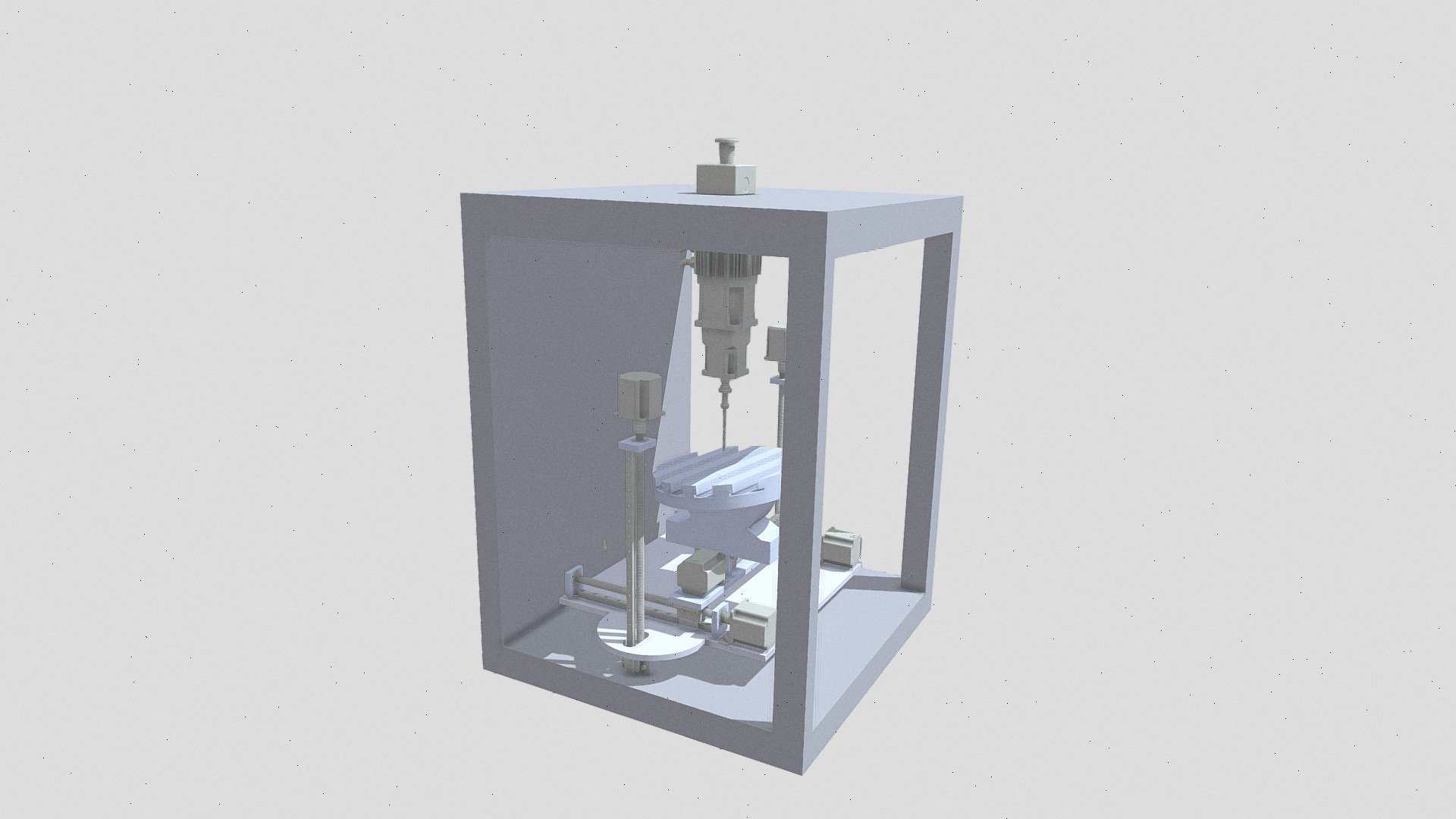 CNC Machine - 3D model by OldWizard007 [1b8ad69] - Sketchfab