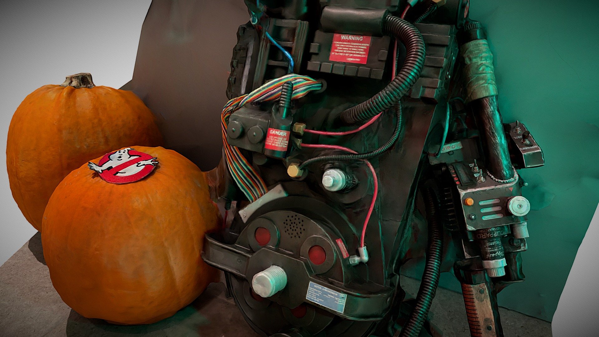 Ghostbusters Proton Pack & Pumpkins - Buy Royalty Free 3D model by Alex Tench (@alex.harvey ...