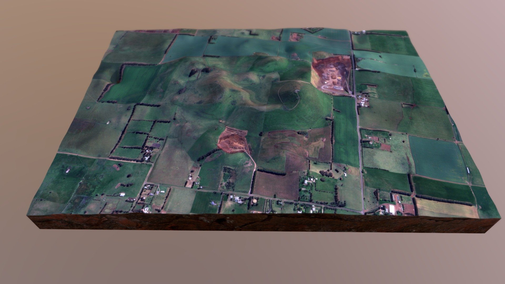 Mount Shadwell, Mortlake, Victoria, Australia - 3D model by GeoScope3D ...