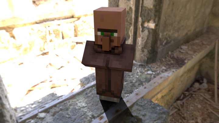 Minecraft_villager 3D models - Sketchfab