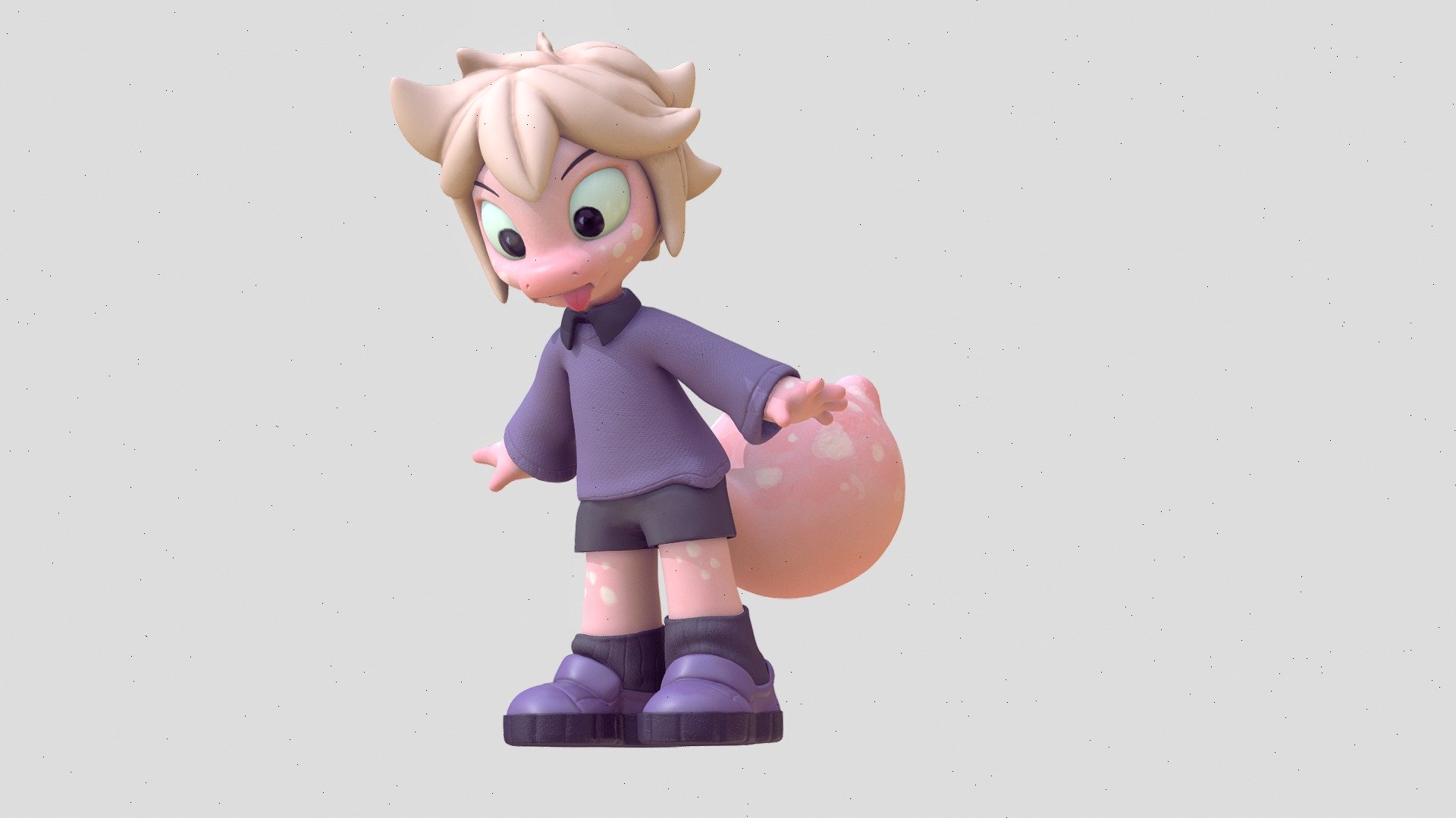 Gecko character - 3D model by anelycza [1b922b7] - Sketchfab