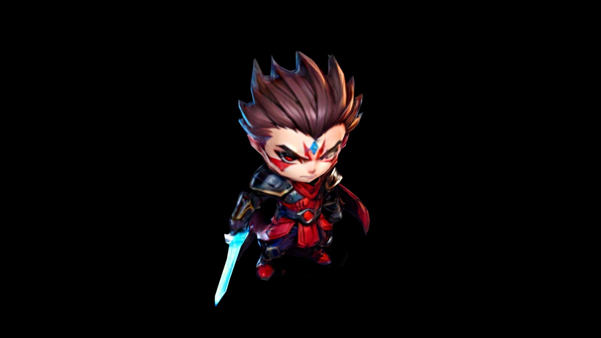 Annotated Cartoon Style Image of a Hero - Download Free 3D model by ...
