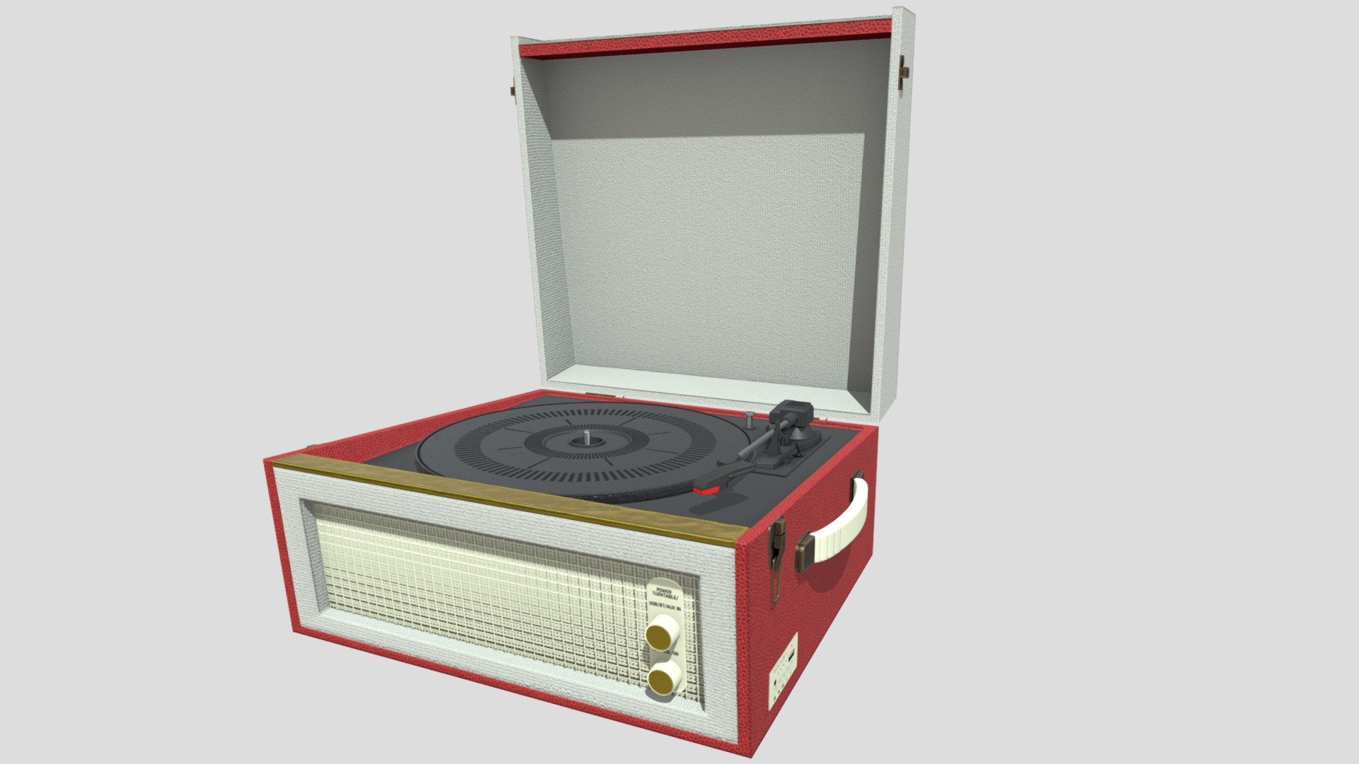 Emma's Record Player - 3D model by AliBon [1b931b8] - Sketchfab