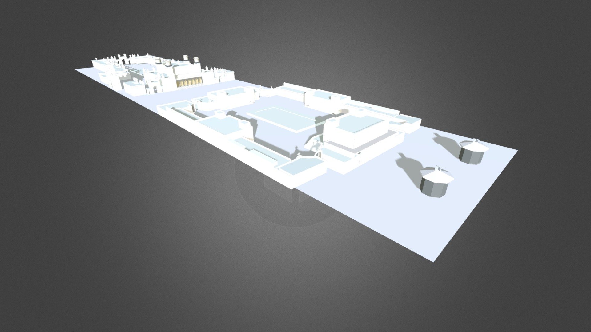Chowmahalla - Download Free 3D model by QUAQUA [1b97478] - Sketchfab