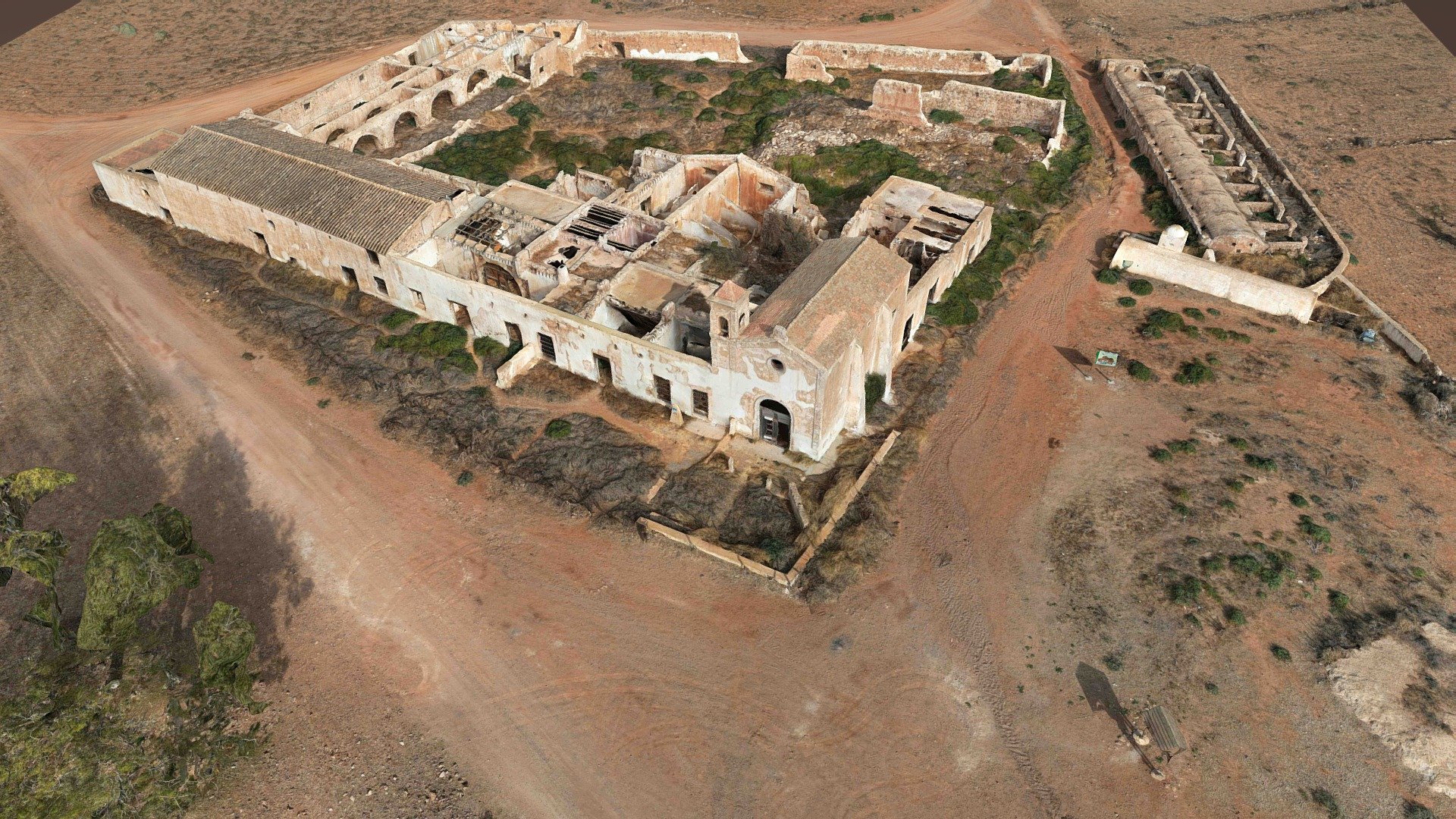 Complejo Cortijo del Fraile - 3D model by Diego Clemente (@diegoclemente) [1b980f8] - Sketchfab
