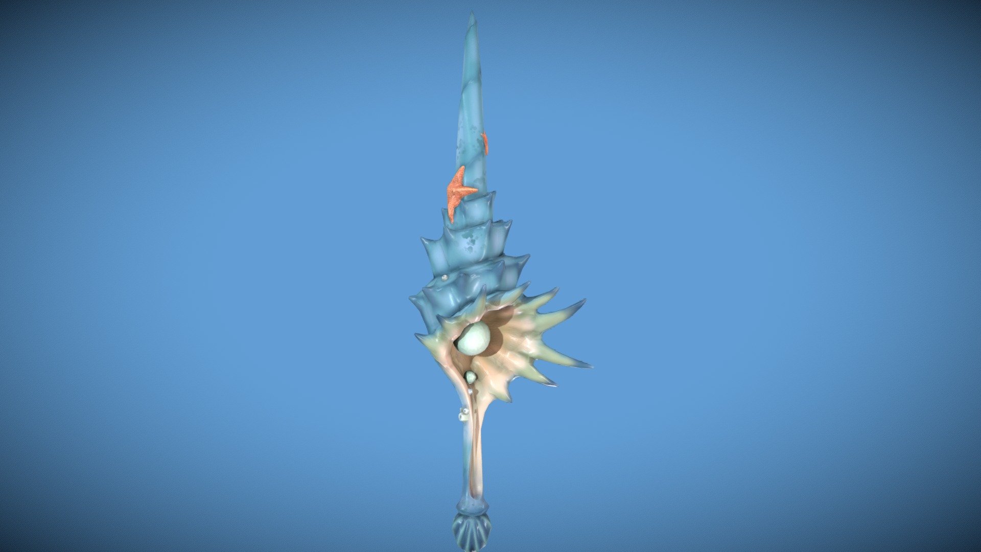 Sea sword - 3D model by NeyRux [1b984c6] - Sketchfab
