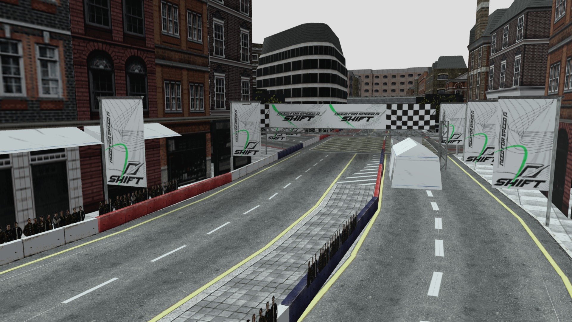 nfs shift psp - london track 1 - Download Free 3D model by ...