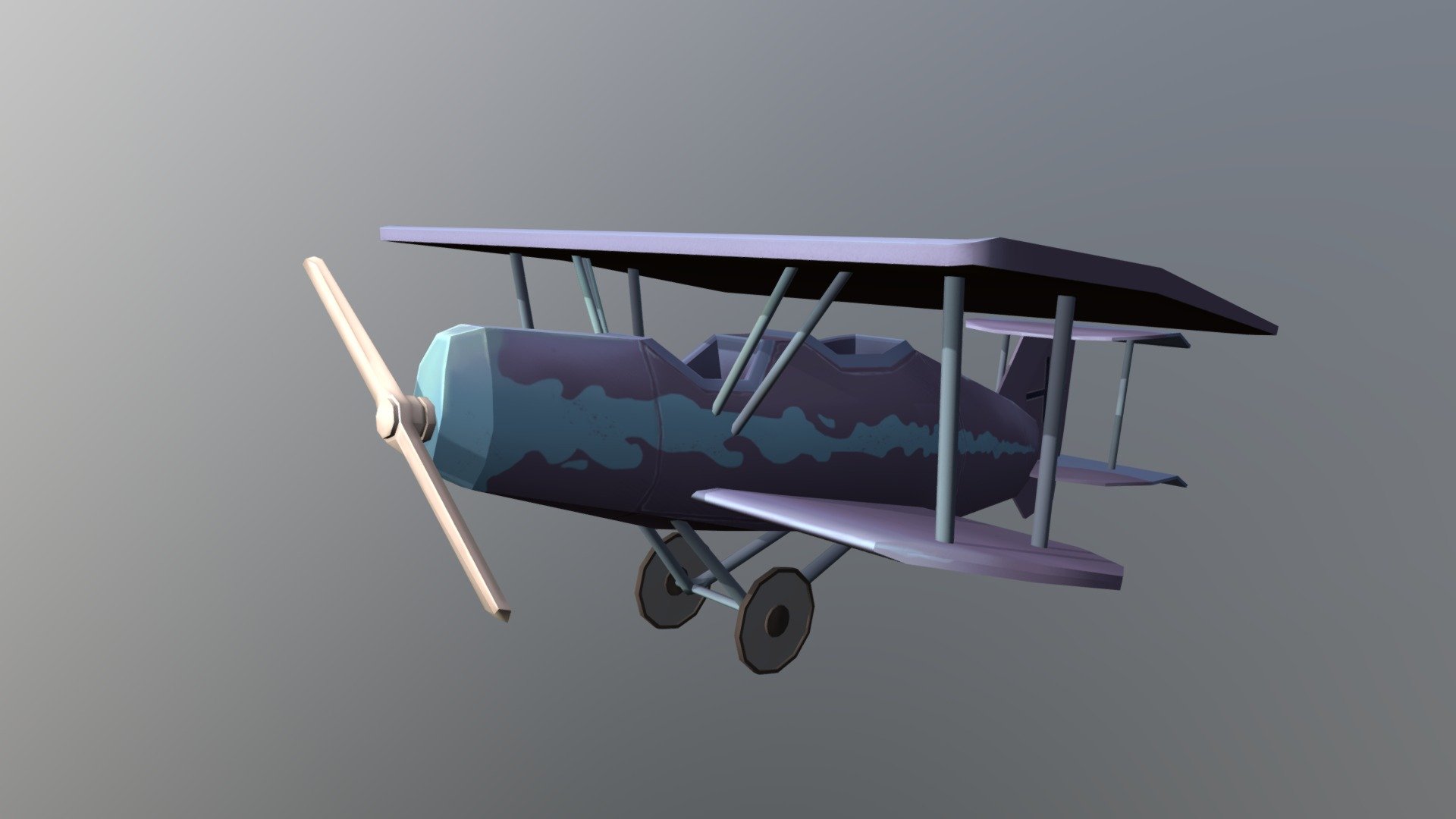 Flaying circus plane - 3D model by Michael Marks (@MichaelMarks ...
