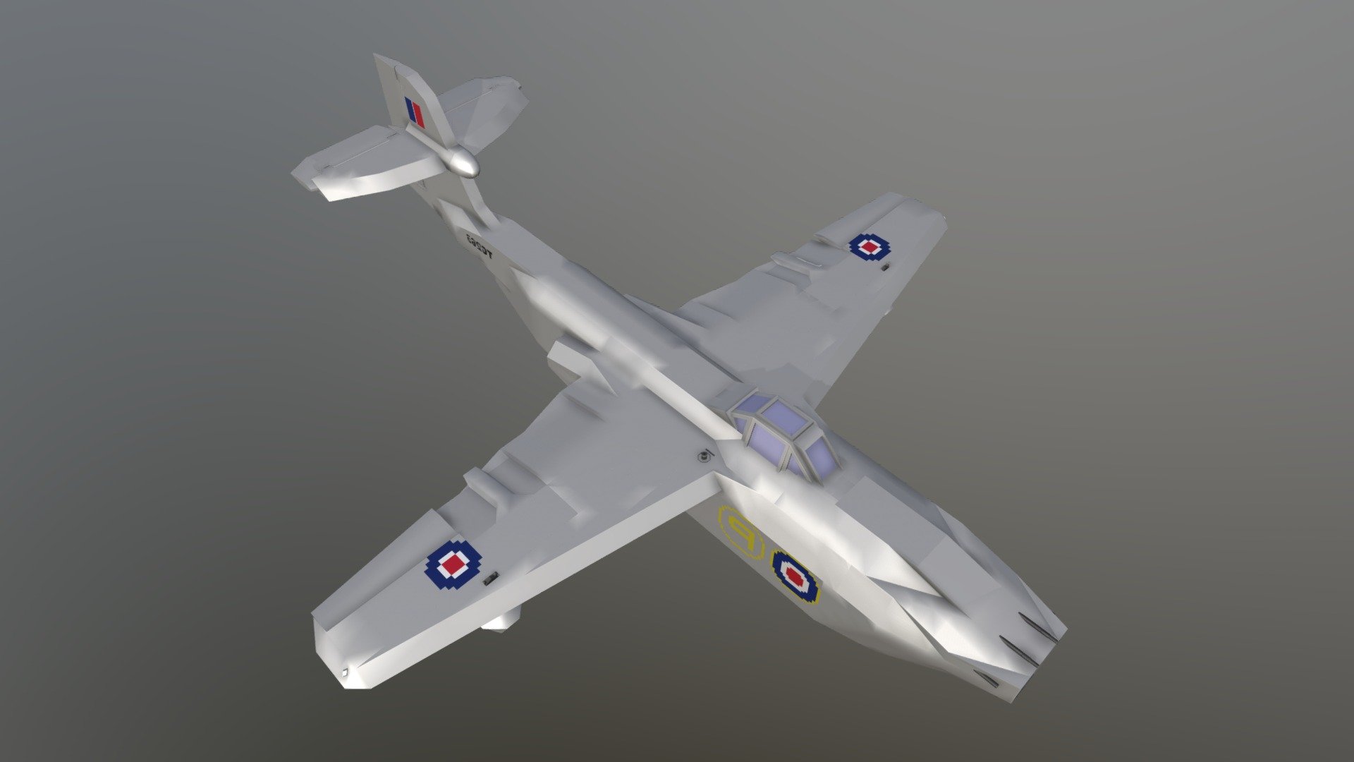 Saunders-Roe SR.A/1 - 3D model by Stormovie [1b9b1e7] - Sketchfab
