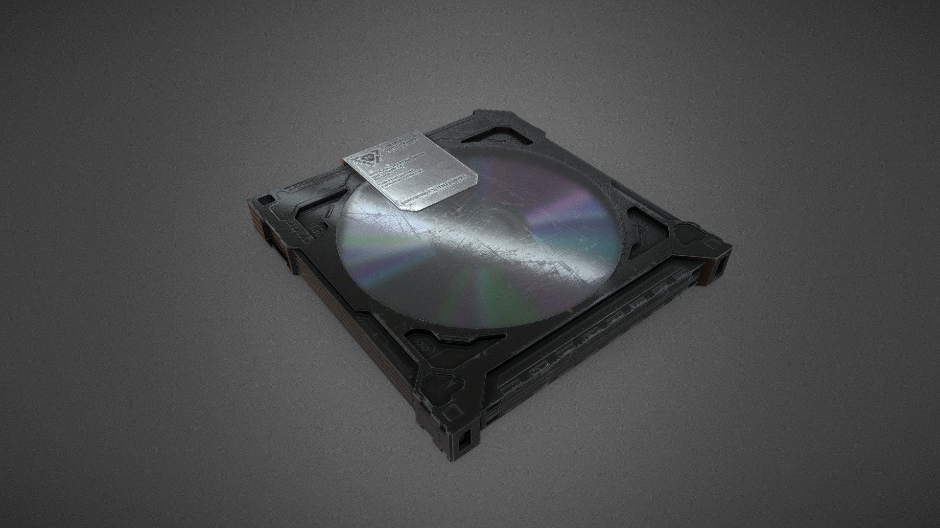 Data Disk - 3D model by Fabio Corona (@badunit) [1b9b1fc] - Sketchfab