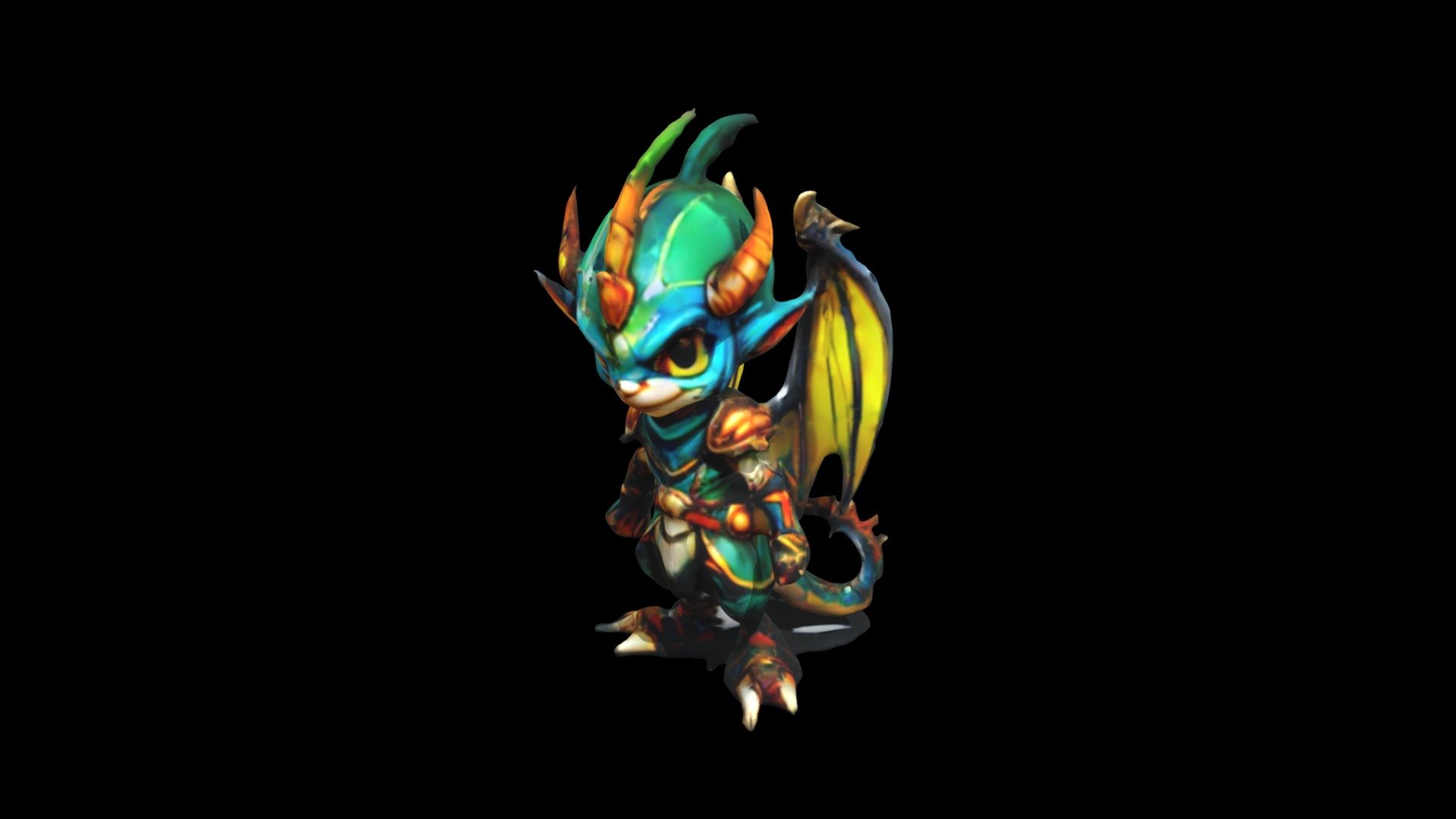 Ancient Dragon Sprite - Download Free 3D model by klrxyz [1b9c342 ...