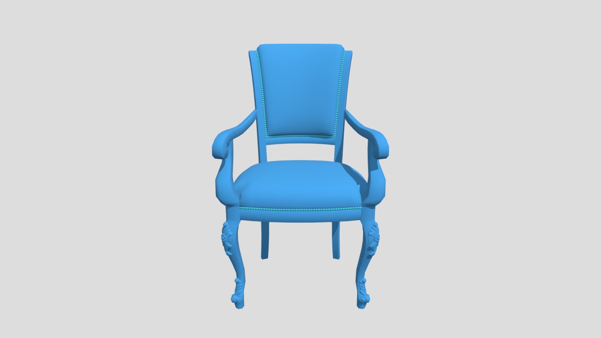 VICTORIAN CHAIR WITH ARMRESTS - 3D model by Modenese Gastone Interiors ...