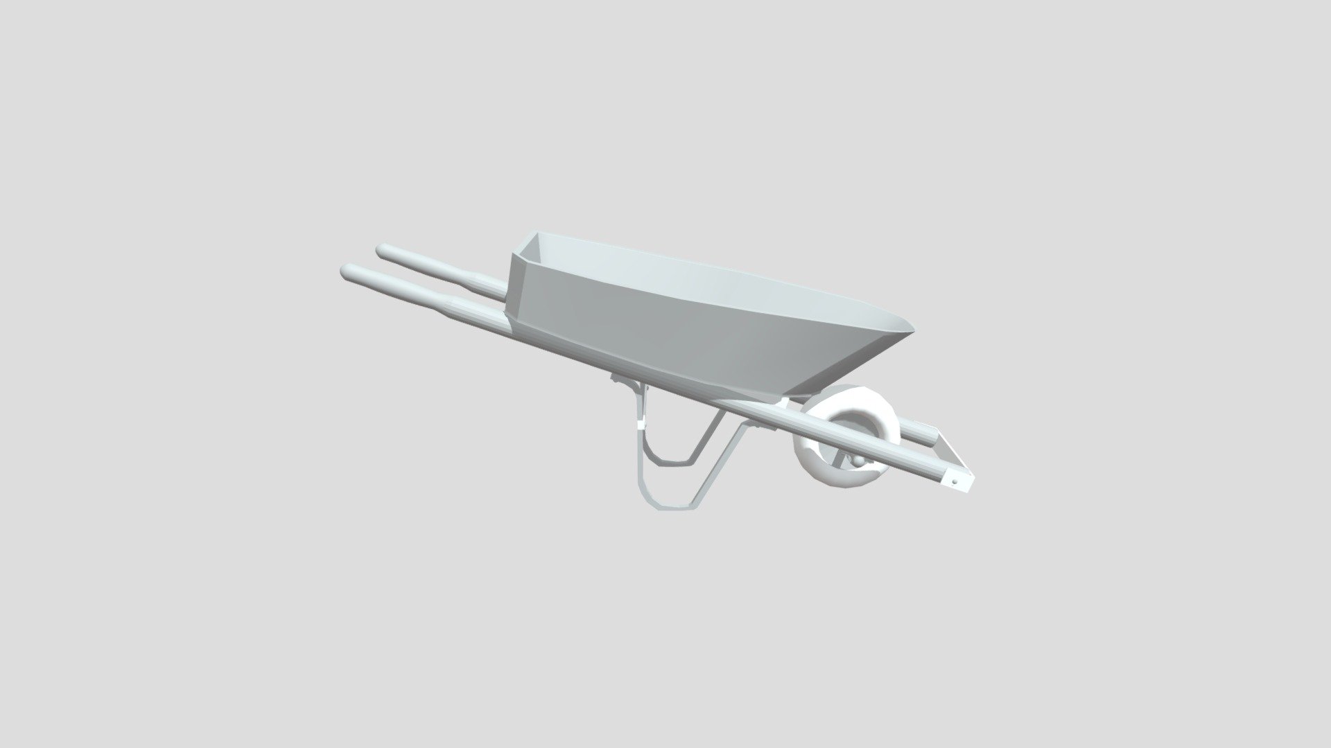 Wheelbarrow - 3D model by TPGomez [1b9cf1f] - Sketchfab