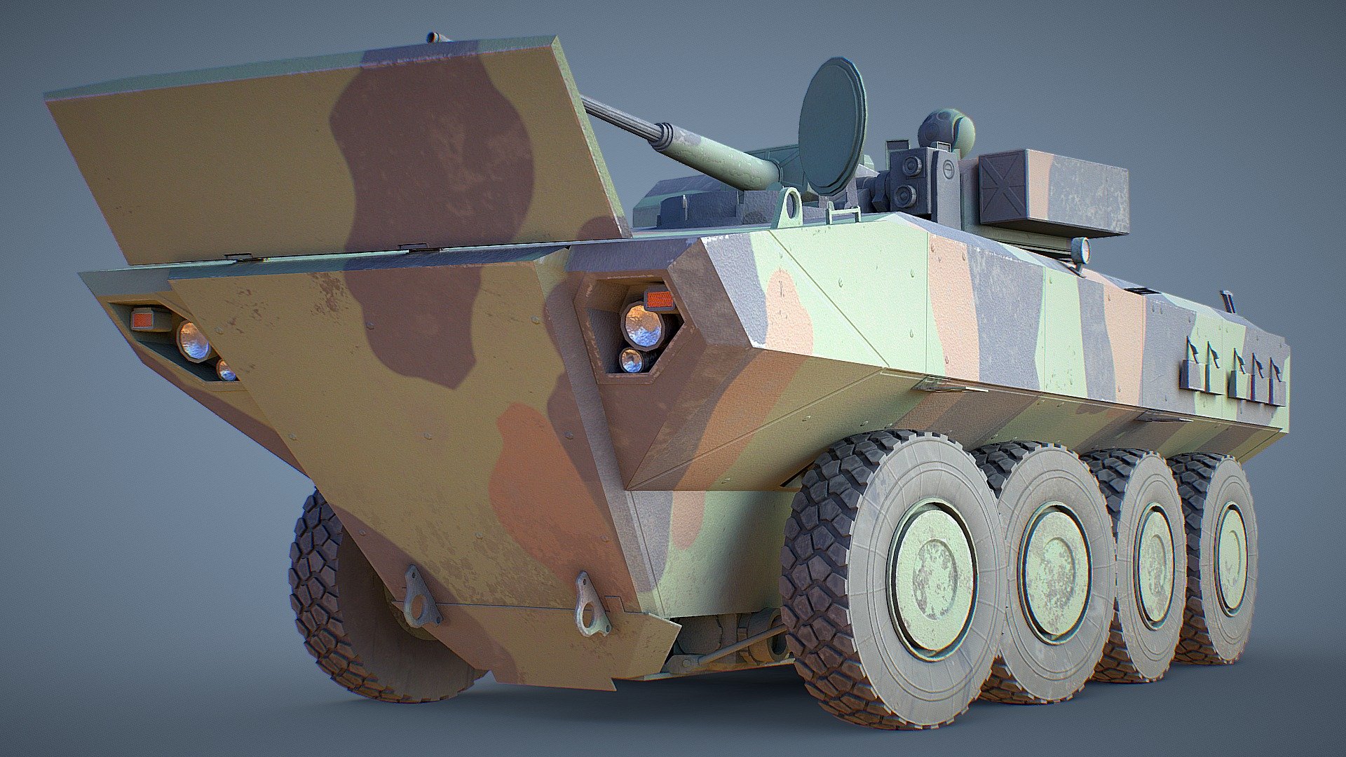 U.S. Navy Amphibious Combat Vehicle (ACV) - 3D model by Matt Bell (@sombrerogrande) [1b9d54a ...