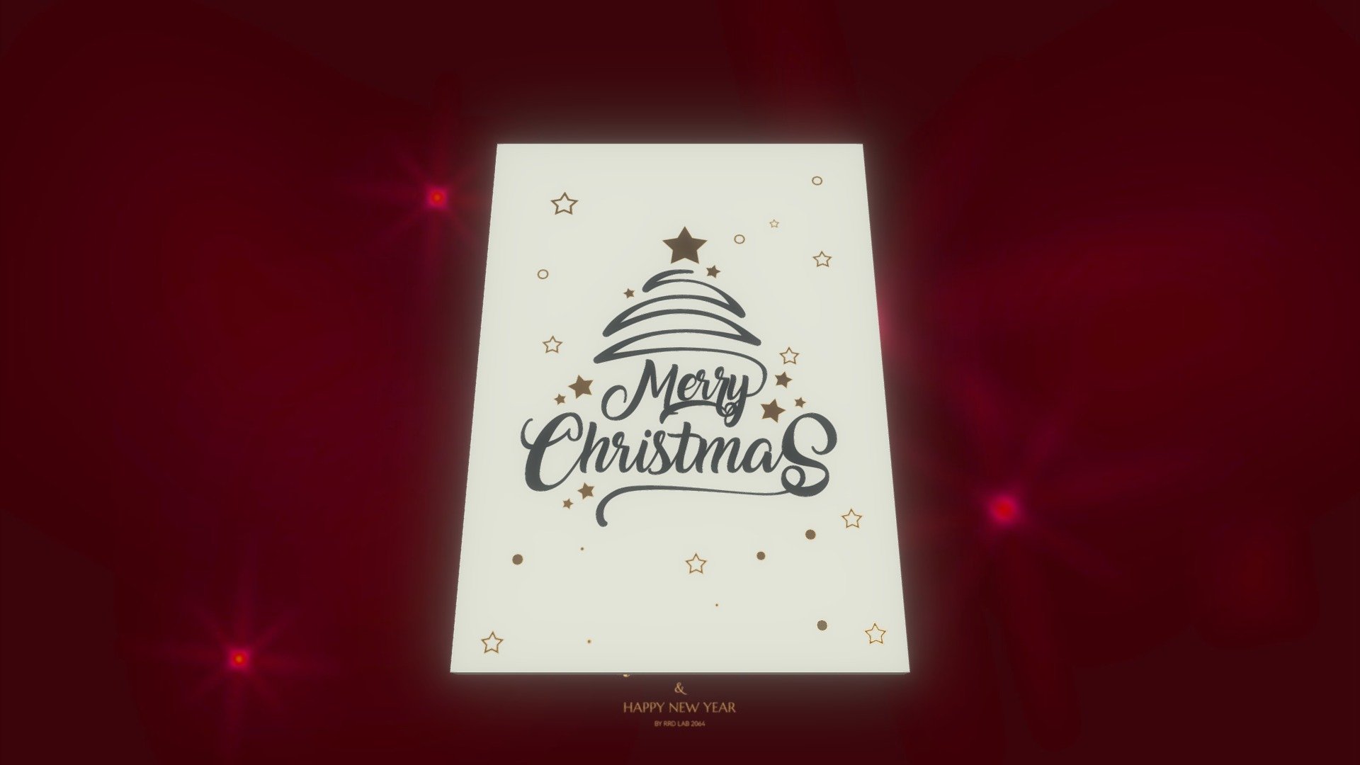 XMAS CARD-01 - 3D model by RRD Asia EMG [1b9d5fd] - Sketchfab