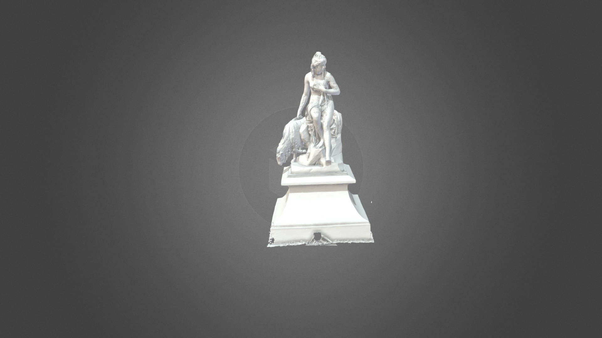 Amalthea and Jupiter's Goat statue - 3D model by Mohamed Samah ...