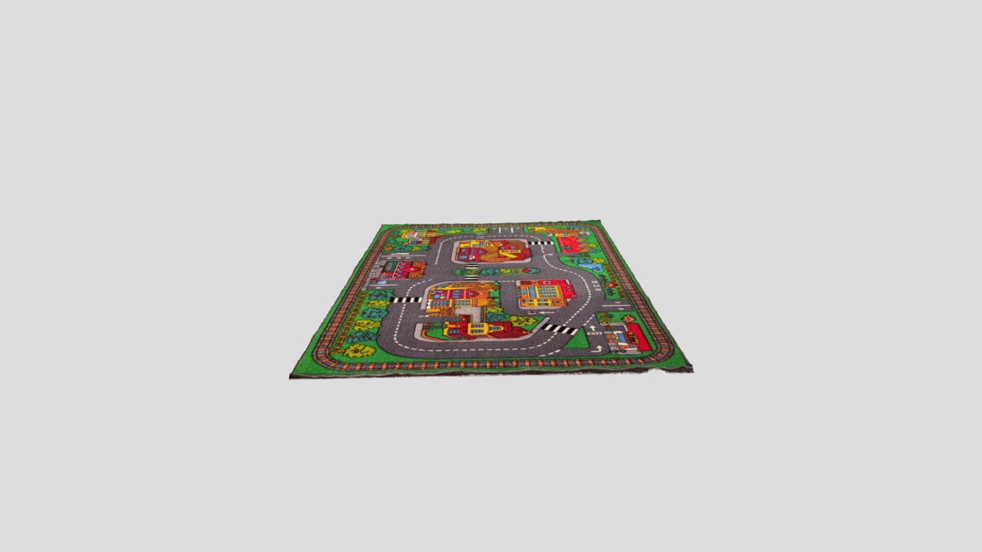 Traffic rug - Download Free 3D model by Gustav_capture [1b9e388 ...