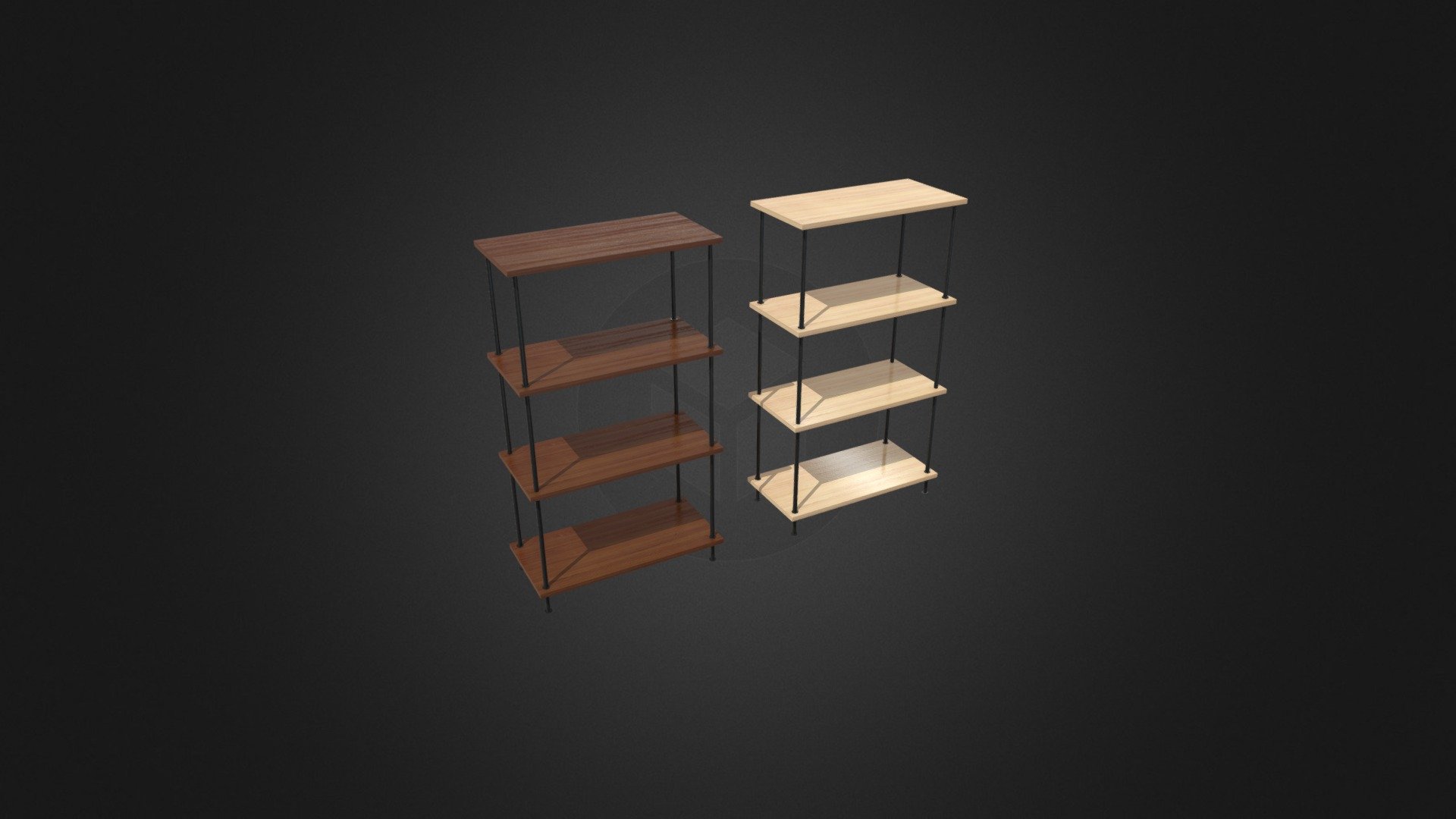 EZBO 툴프리 선반 4단 - 3D model by kovishop [1ba1b88] - Sketchfab