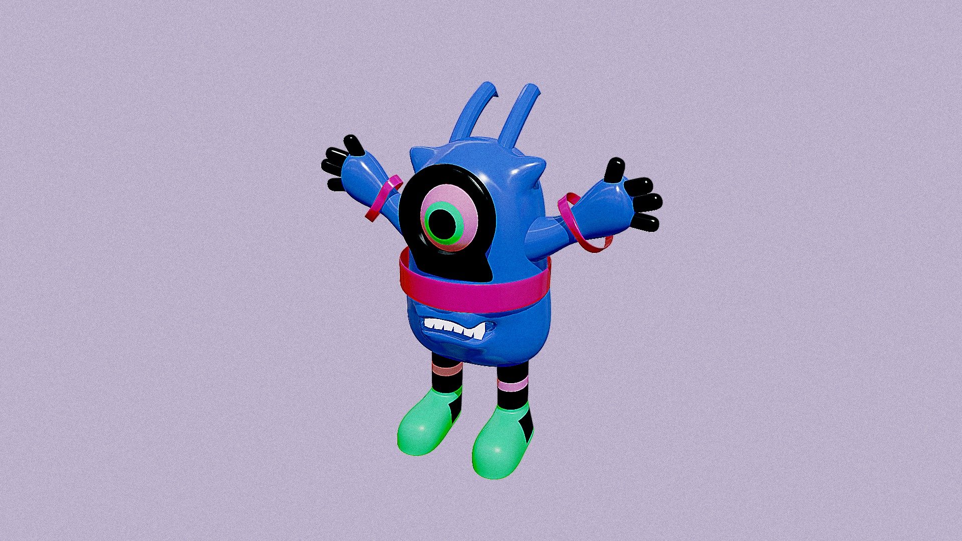 mr MON - Download Free 3D model by herogamer0108 [1ba3e4a] - Sketchfab