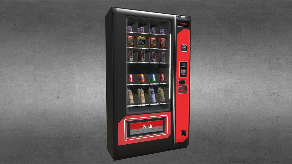 vending machine - A 3D model collection by Leo Fossa (@utsuki) - Sketchfab