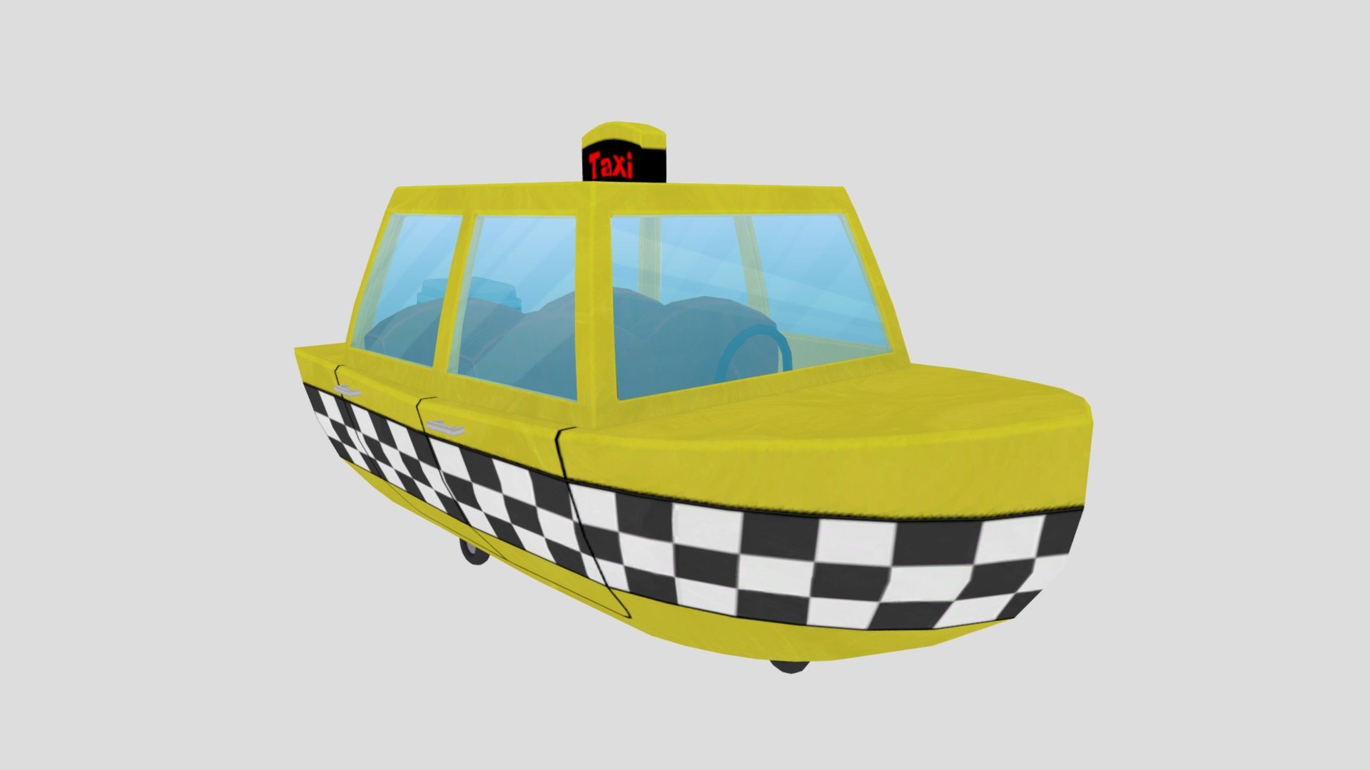 Bfbbr-Taxi Boat - Download Free 3D model by SMF Features Developed From ...
