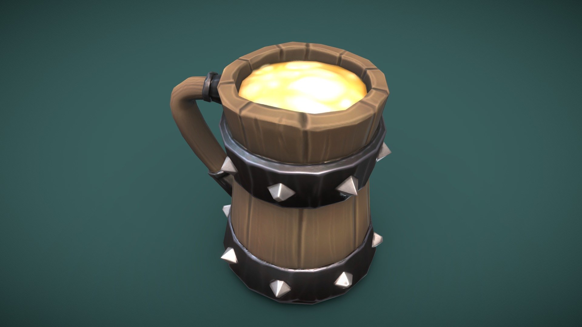 Viking Tankard Game Ready Model - Buy Royalty Free 3D model by Filip ...