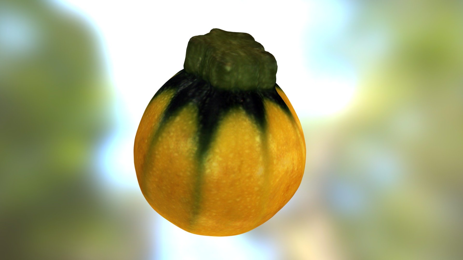 The Round Shaped Zucchini - 3D model by amazingdesign [1ba94fb] - Sketchfab