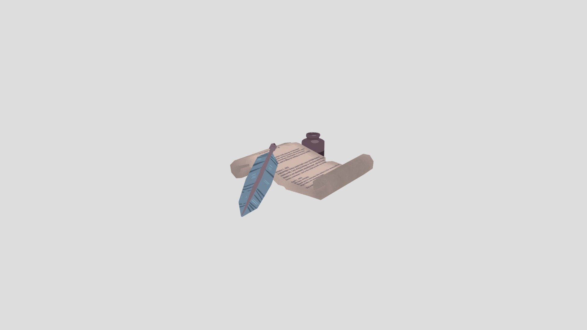 Letter - Download Free 3D model by marzises [1ba9999] - Sketchfab