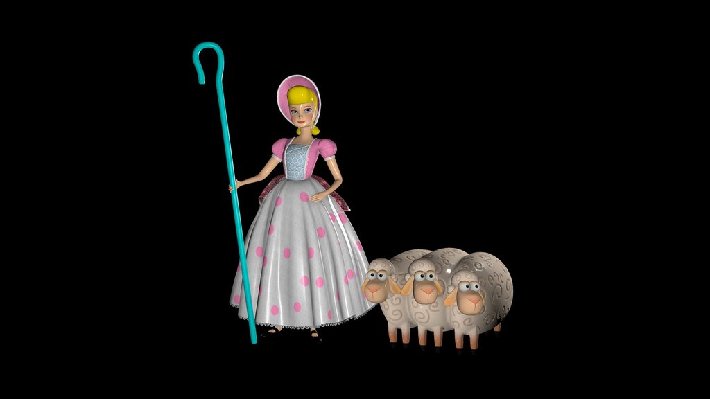 Bo Peep - A 3D model collection by Lizard-Snake (@iamthayn) - Sketchfab