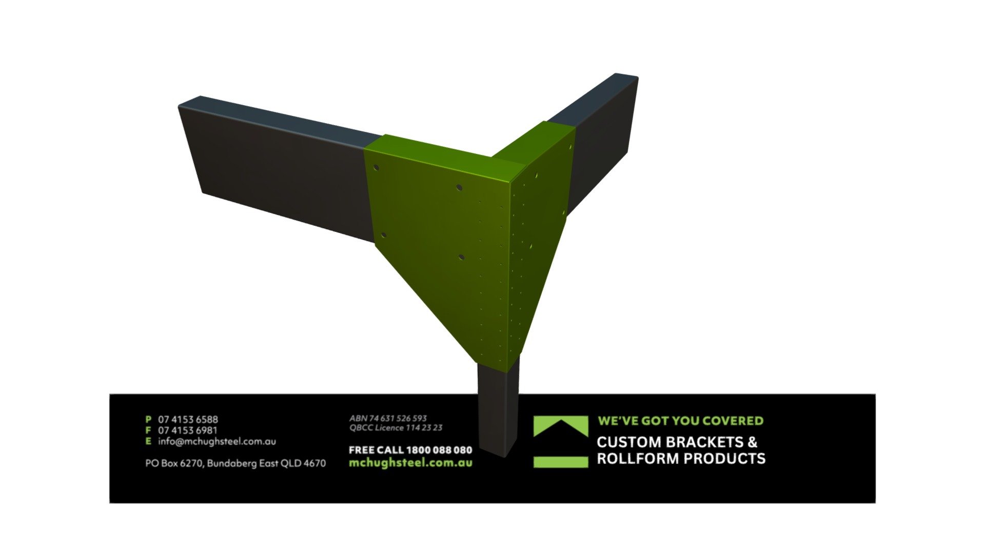 100RHS To C300 5 Deg HS Plate O - 3D model by mchughsteel [1bac28b ...