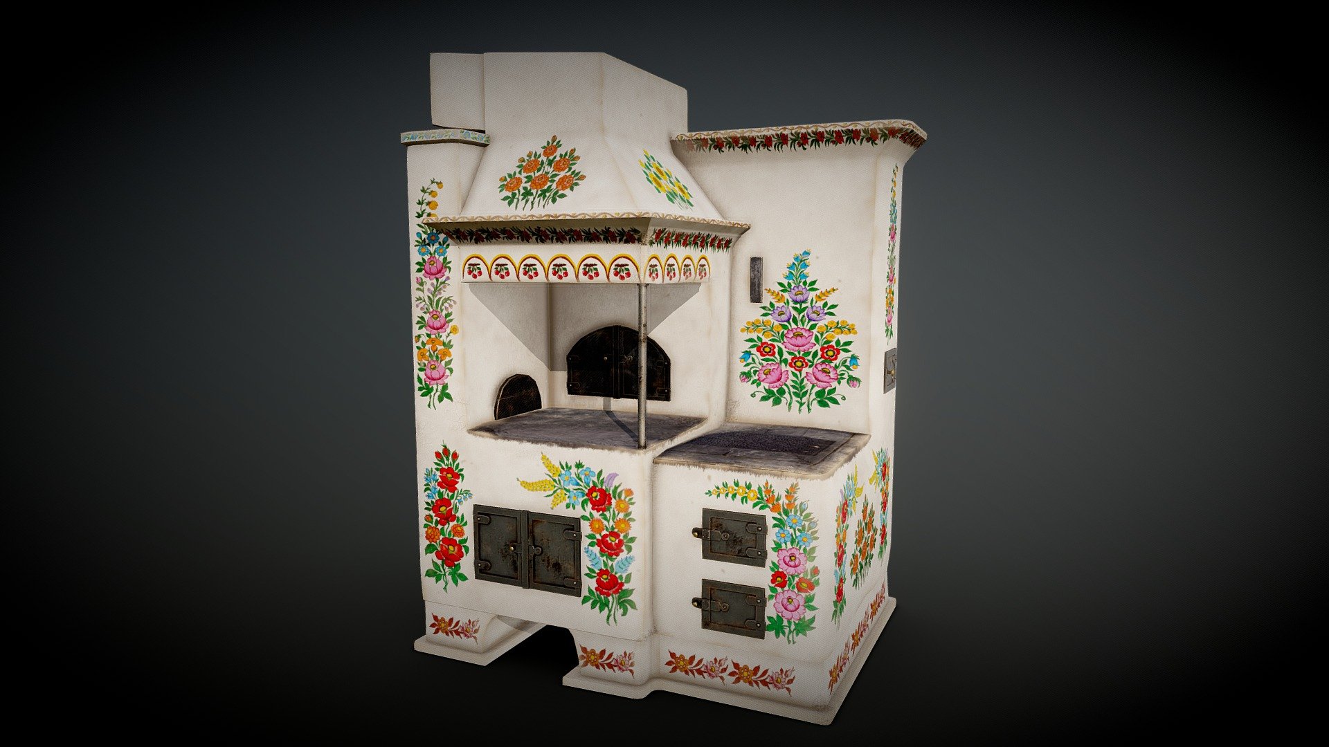 stove furnace - Download Free 3D model by landout [1bad8e5] - Sketchfab