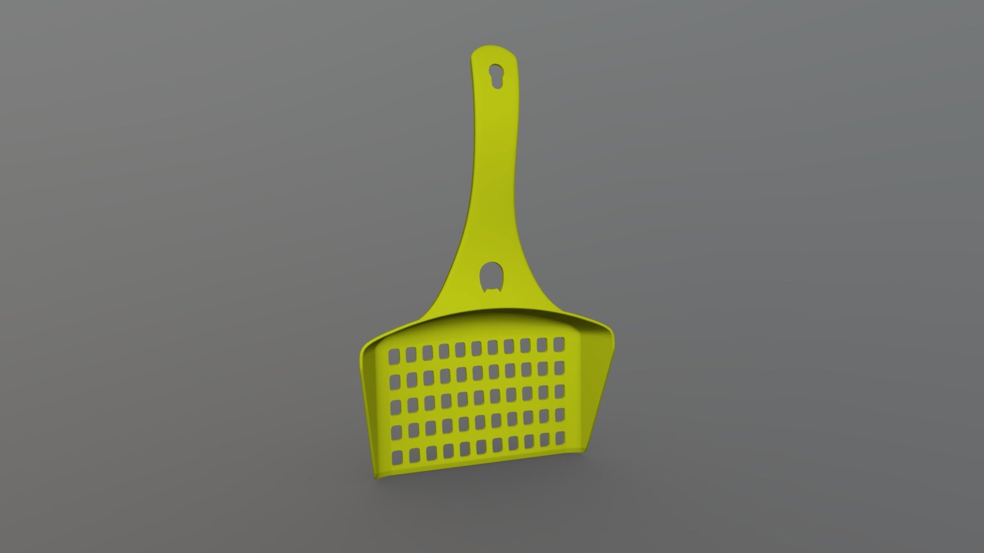 Sand Shovel For Cats - 3D model by ChagoCad [1baef07] - Sketchfab